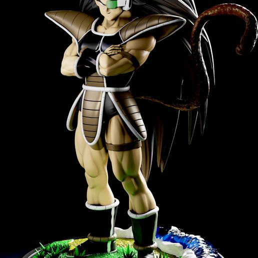 3D file Raditz - Dragon Ball Z 🐉 ・3D print object to download・Cults