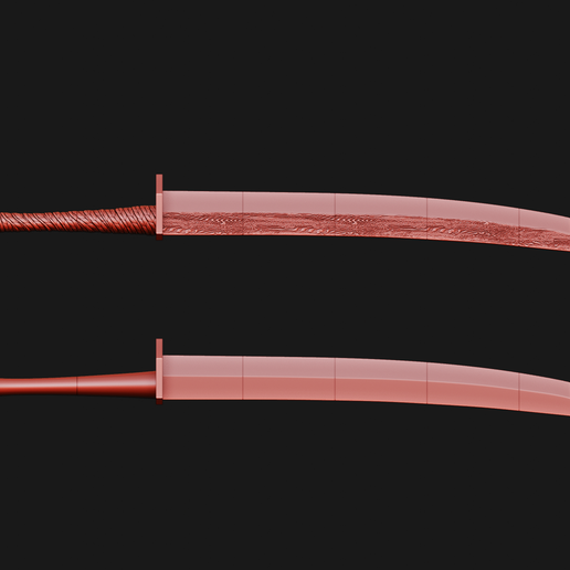 🗡️ Maki Sword -- Jujutsu Kaisen -- Split Soul Katana -- 3D Print Ready ...