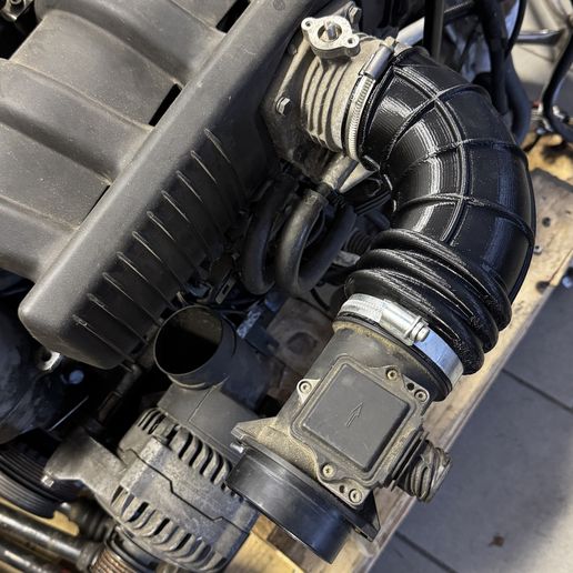 STL file BMW E36 m52b20 non ASC intake boot 👢 (3MF and STEP)・3D print ...