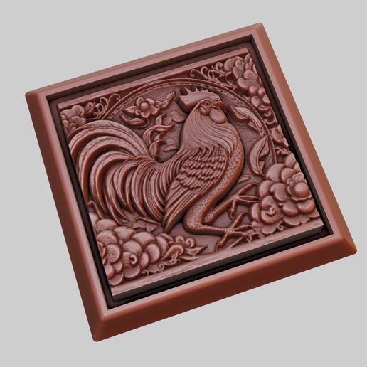 🐔 Chicken Animal 3D Model for CNC Router Laser & 3D Printer・ 3D File ...
