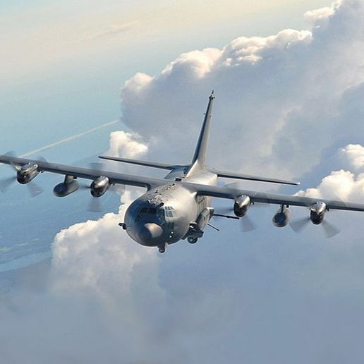 🛩️ Lockheed AC-130・ OBJ File for 3D printing・Cults
