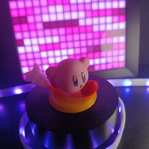 3D print Kirby Running • made with Bambu lab a1 mini・Cults