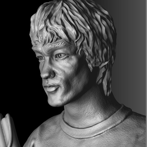 STL file Bruce Lee`s bust. STL. 3D printable 👤 ・3D print object to ...