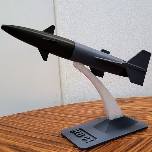 🚢 Vintage Anti Ship Missile With Display Stand・Free STL File for 3D ...