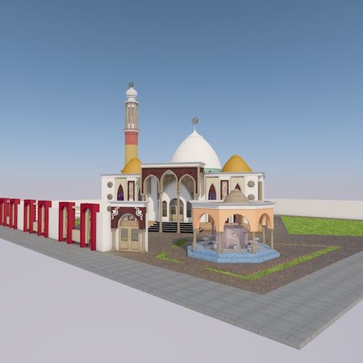Free 3D file classic mosque 🕌 ・3D print design to download・Cults