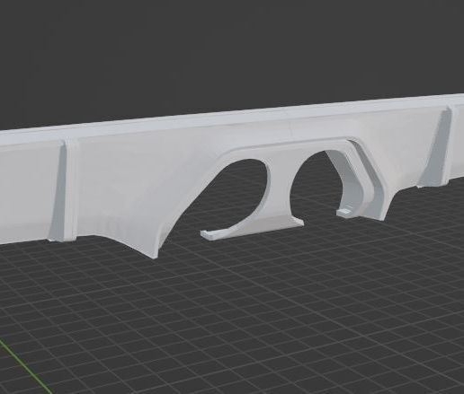 STL file Rear Diffuser With Diagonal Exhaust Slots 🚁 ・3D print model to ...