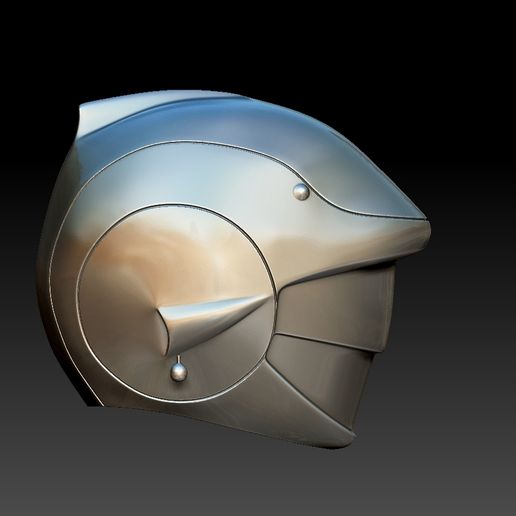 🐬 Sentai Liveman Blue Dolphin helmet・ STL File for 3D printing・Cults