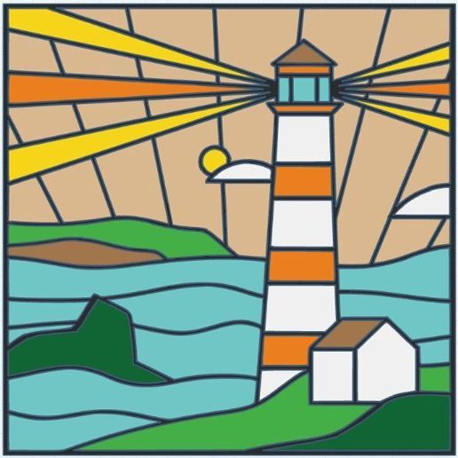 🏠 Multi-Object Lighthouse for Multi-Color Printers Like Bambu or Prusa ...