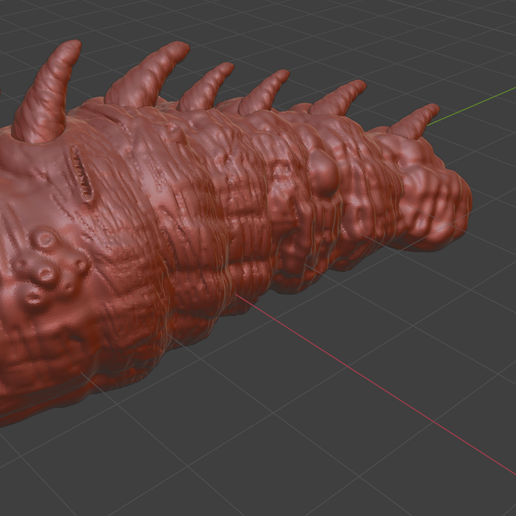 🪱 giant gross war worm・Free STL File for 3D printing・Cults