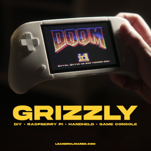 3d printed handheld console