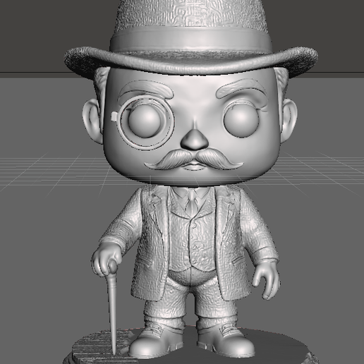 🕵️‍♂️ FUNKO - POIROT・ STL File for 3D printing・Cults