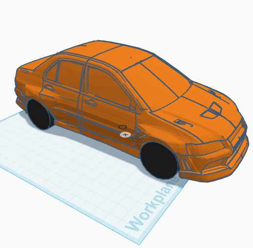 🚁 LDRC 1/18 Lancer Evolution・ STL File for 3D printing・Cults