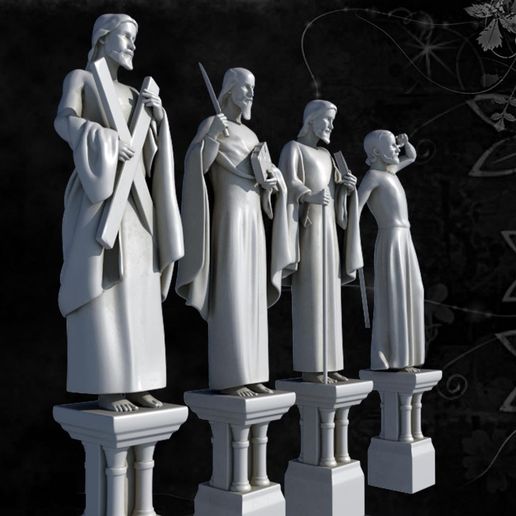STL file statues church 07 ⛪ (OBJ)・Design to download and 3D print・Cults