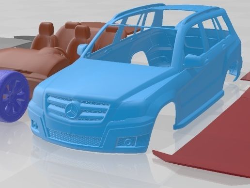 3D file Mercedes Benz GLK 2009 Printable Car 🚗 ・3D printable design to ...
