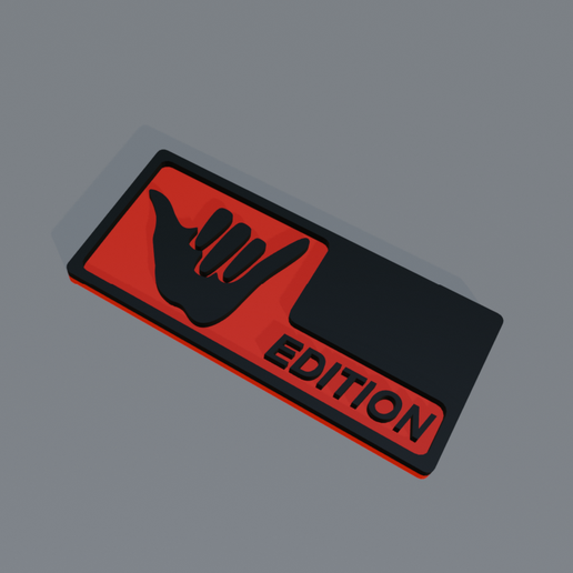 🚗 "funny edition" car badge・ STL File for 3D printing・Cults