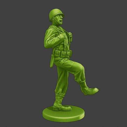 🫡 American soldier ww2 dance A15・ 3D File for ・Cults