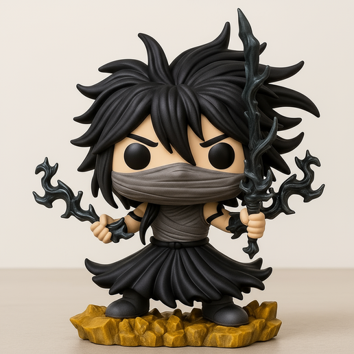🌑 Ichigo Kurosaki Mugetsu Form | Bleach | Chibi-Style | 3D Print Model ...