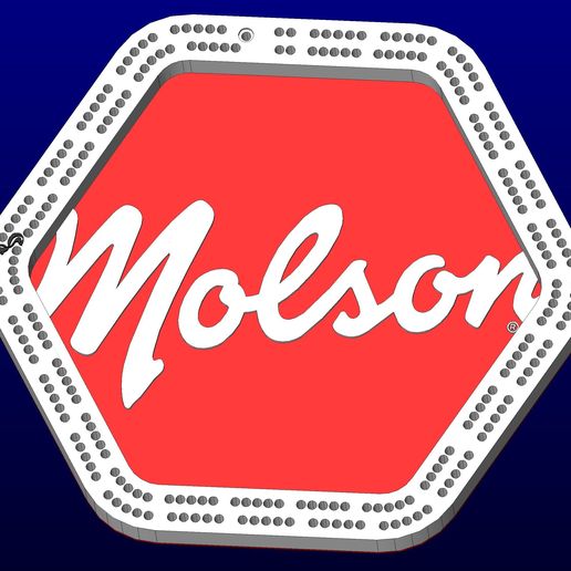 STL file Molson cribbage game ♟ ・Design to download and 3D print・Cults