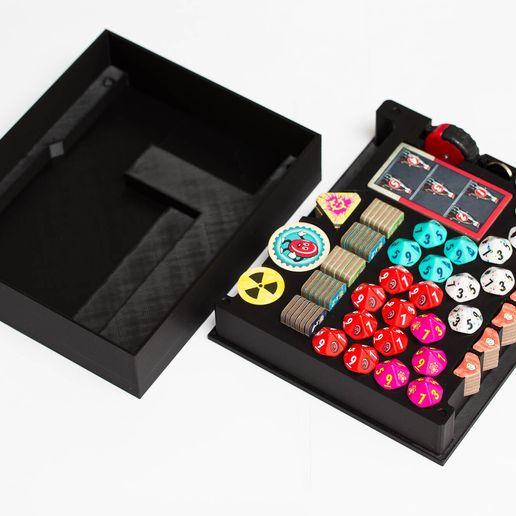 3D file Fallout Factions: Battle for Nuka World Starter Set Token, Dice ...