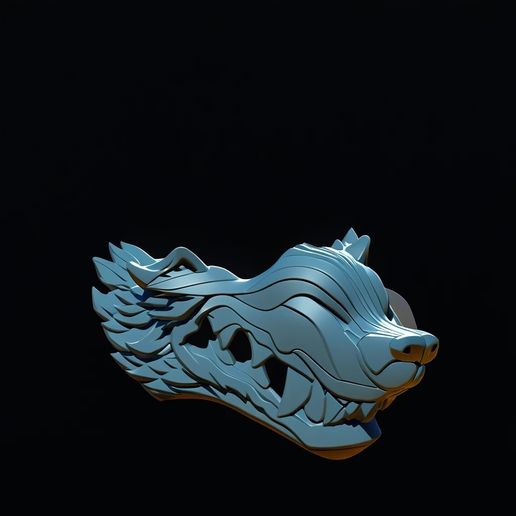 🐺 WOLF MASK・ STL File for 3D printing・Cults