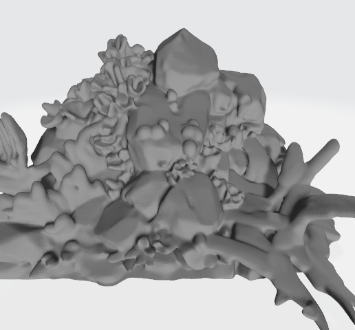 🪨 rock and hill with woods・ STL File for 3D printing・Cults