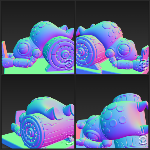 🐸 Frog & Friends - Fantasy Creatures Mini Set (8 Models)・ 3D File for ...