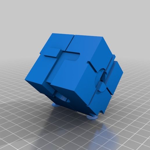 👂 Astor Place Cube with Ear Rafts・Free 3D File for ・Cults