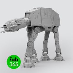 3D printable Star Wars ATAT - Print in place, Articulated • made with ...