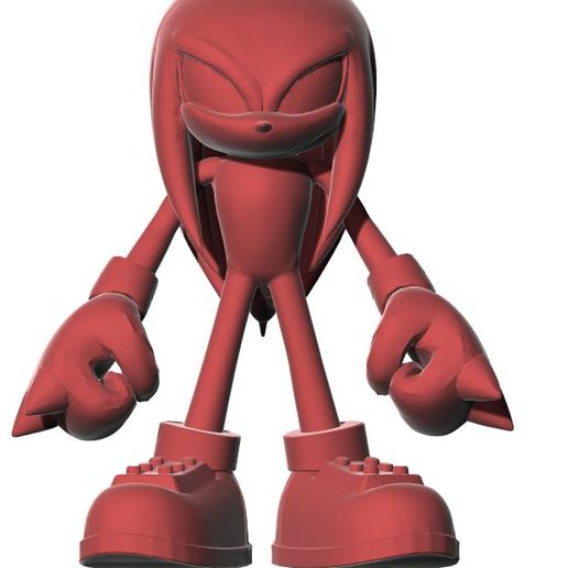 3D file KNUCKLES (35cm) 🎮 ・3D printing model to download・Cults