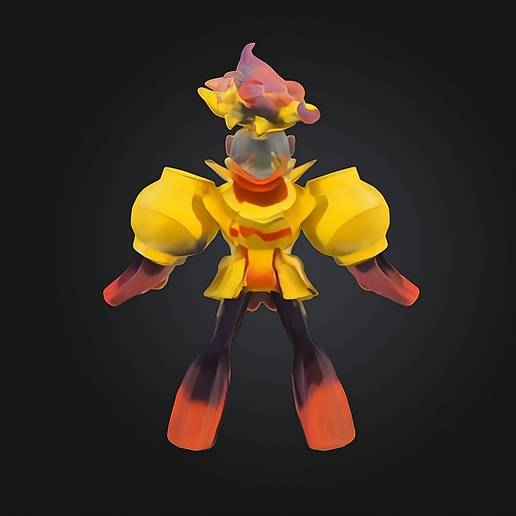 🧞‍♂️ Pokémon Scarlet - Armarouge - 3D Model・ STL File for 3D printing・Cults