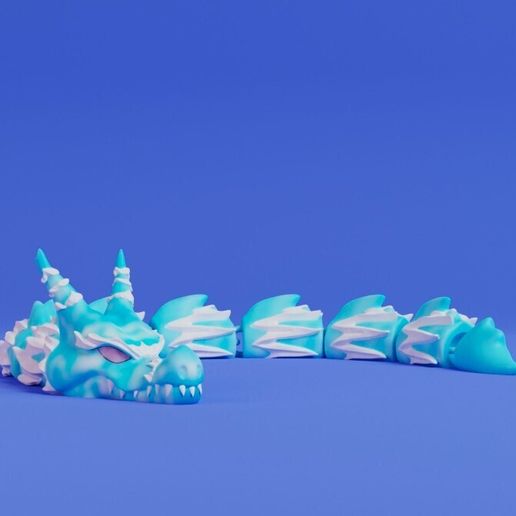 Free STL file Articulated Flexi Water Dragon 🚰 ・3D print design to ...