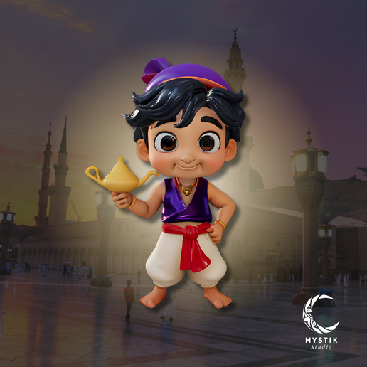 Aladdin Chibi - The Prince of Agrabah in Miniature Version 🕌Aladdin ...