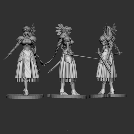 STL file Lenneth Valkyrie 👾 ・3D printing idea to download・Cults
