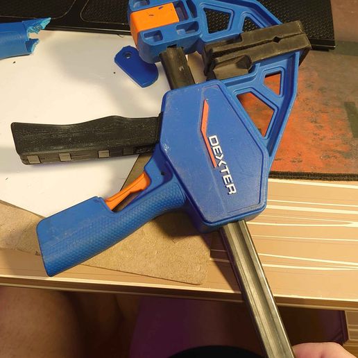 STL file Dexter quick clamp handle 🗜️ ・3D print design to download・Cults