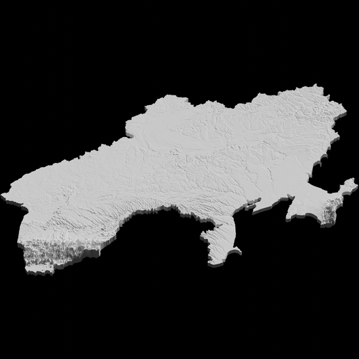 🇺🇦 Ukraine Topographic Map - 3D Terrain Elevation - Relief 3D Map of ...