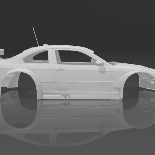 🐚 BMW M3 E46 GTR Shell Body - Divided Parts for Easy Printing・ STL File ...