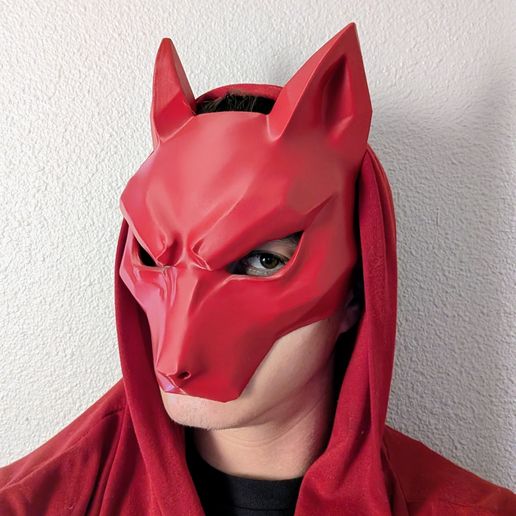 🐺 Wolf Mask - Cosplay & Costume Mask for Halloween・ STL File for 3D ...