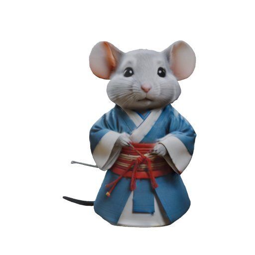 STL file Charming Samurai Mouse 🗡️ ・3D print design to download・Cults