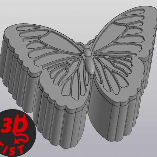 3D file Box Butterfly 📦 ・3D printable model to download・Cults