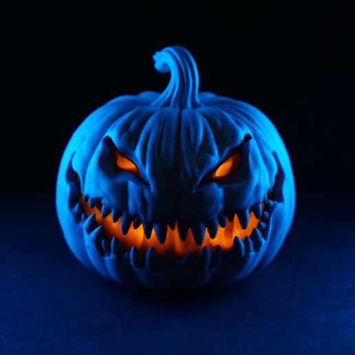 🎃 Halloween Evil Pumpkin・ STL File for 3D printing・Cults