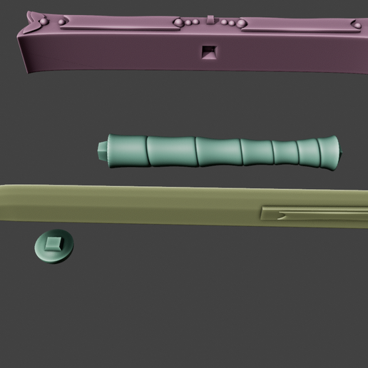 Yoru Sword 🦇 - User Dracule Mihawk's Blade | 3D Stylized Model in 7 ...