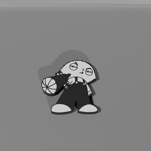 🦅 Stewie Griffin Family Guy - Wall Art Multicolor・ 3D File for 3D ...
