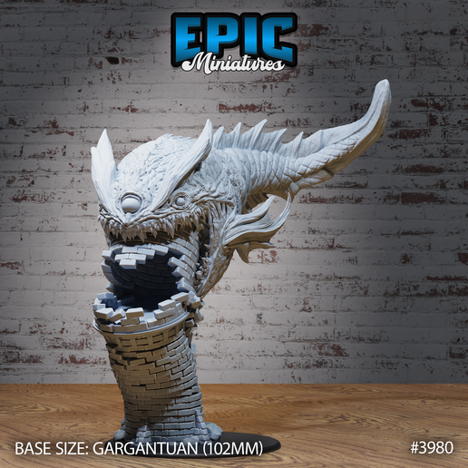 3D file Void Leviathan Crushing ‧ DnD Miniature ‧ Tabletop Miniatures ...