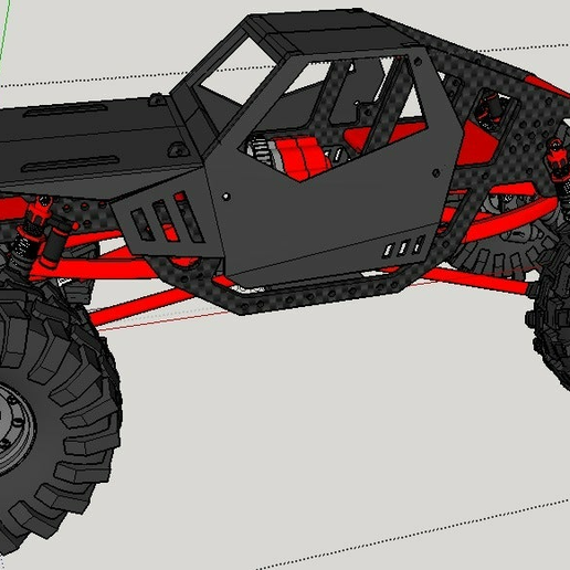 🪨 rock crawler from wltoys A959 part・Free STL File for ・Cults