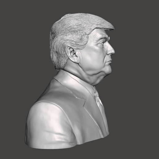 📁 3D Model of Donald Trump - High-Quality STL File for 3D Printing ...