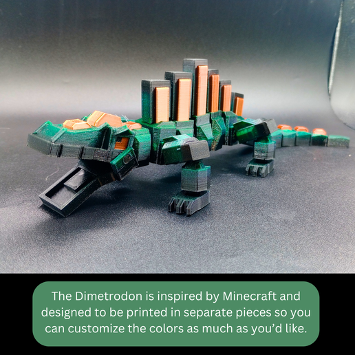 🐉 Flexi Dimetrodon Dragon | Minecraft Dragon | Lowk Dragon | Flexi ...