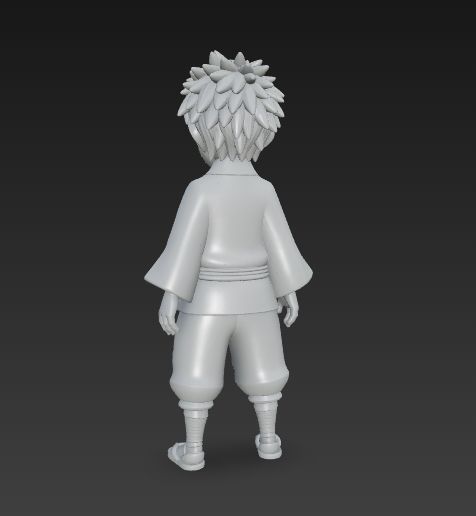 🗡️ Mystic Samurai Apprentice – Traditional Outfit Anime Character 3D ...