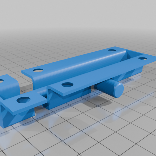 ⚙️ Sliding Circular Latch・Free STL File for 3D printing・Cults