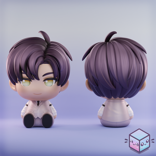 ️‍🔥 Cute chibi - Zayne Otome Game Love and Deepspace・ STL File for 3D ...