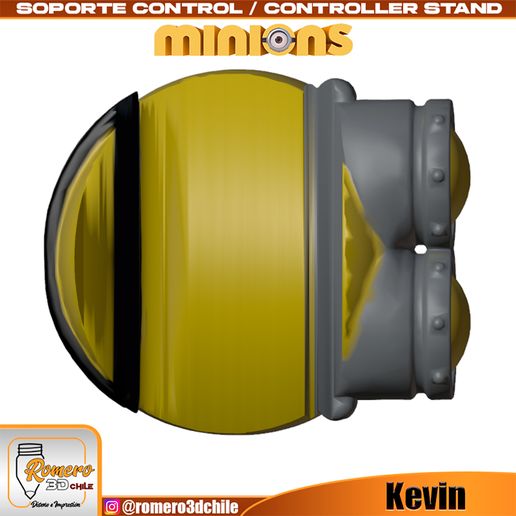 STL file Soporte Control Kevin / Minions 🎛️ ・3D print design to ...